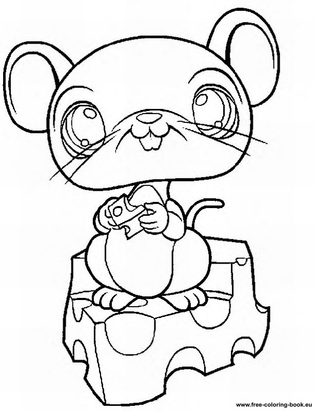 my littlest pet shop coloring pages
