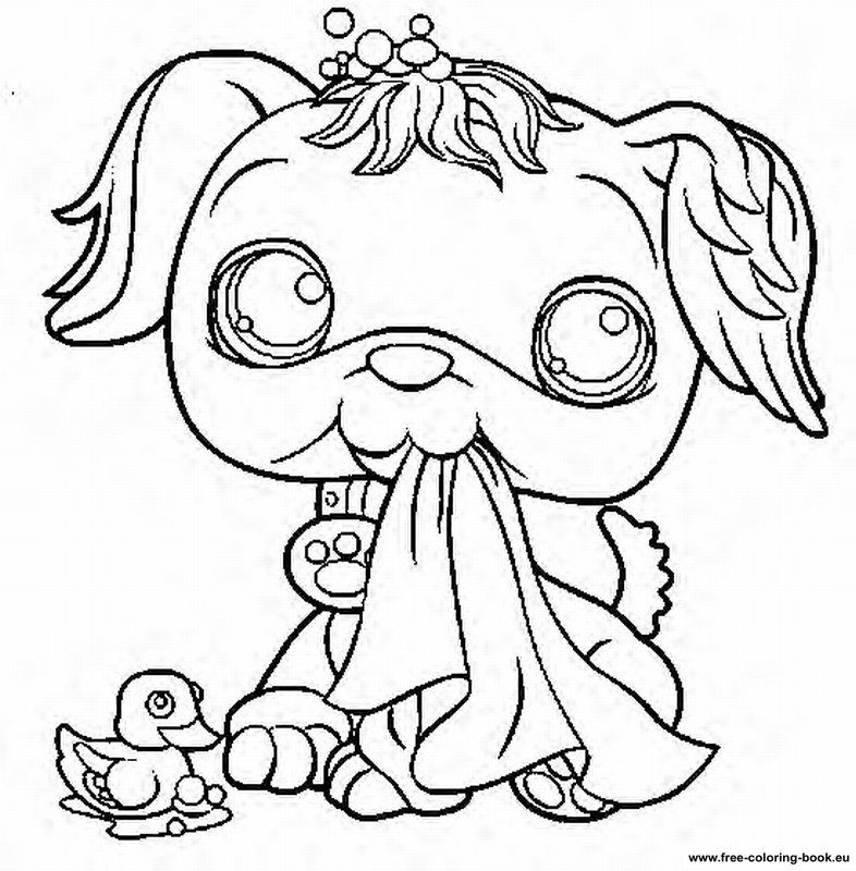 littlest pet shop fox coloring pages